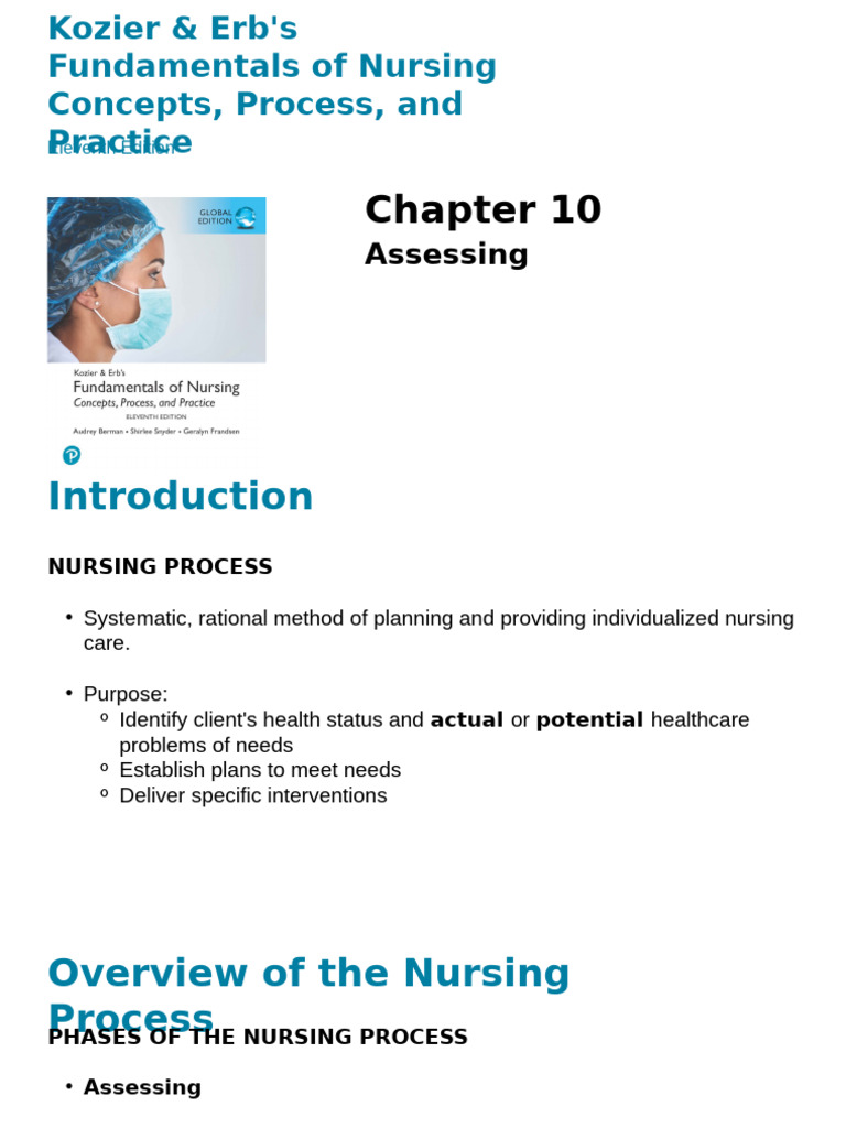 Funda Lec Chapter 10 Assessing | PDF | Nursing | Data