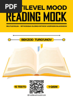 CEFR Speaking Questions Guide | PDF | Meal