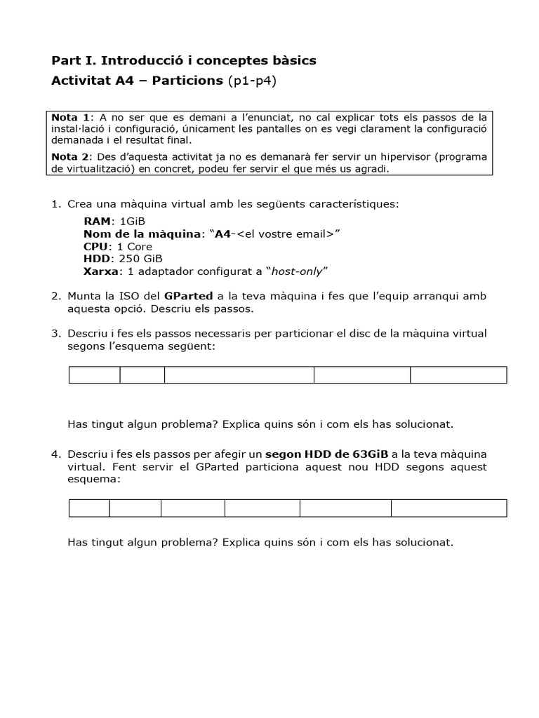 Pr4 - Particions | PDF