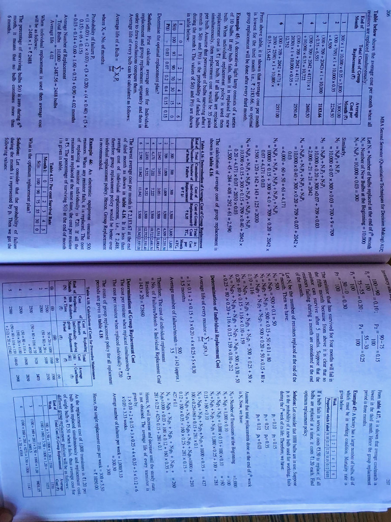 Quantitative Techniques For Decision Making Part 2-2nd Sem | PDF