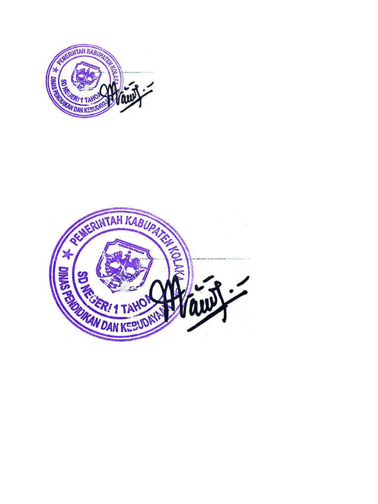 Stempel Tanda Tangan | PDF