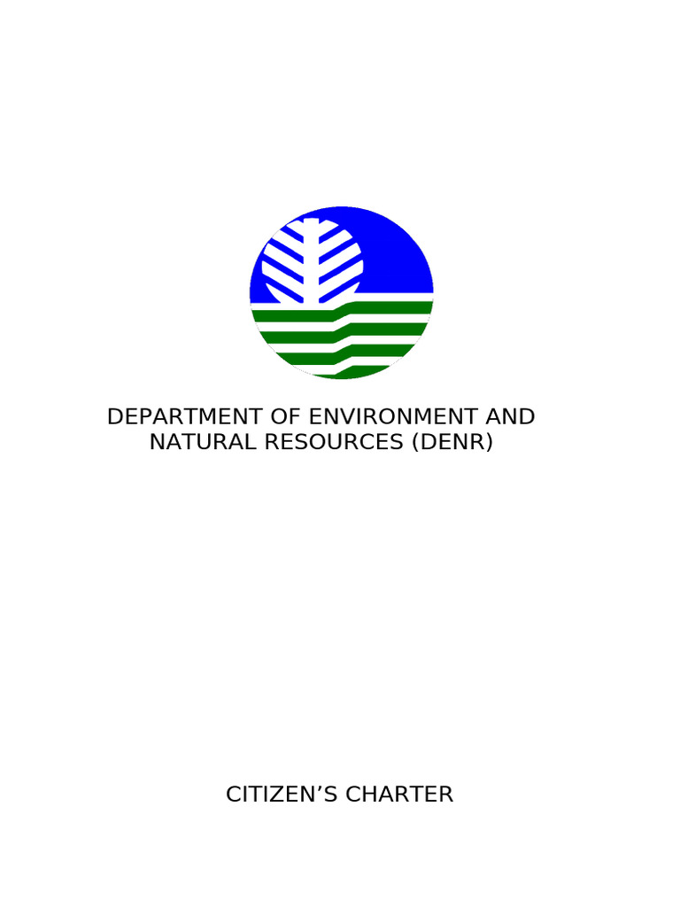 DENR Citizen's Charter 2024 Edition | PDF | Receipt | Non Governmental ...