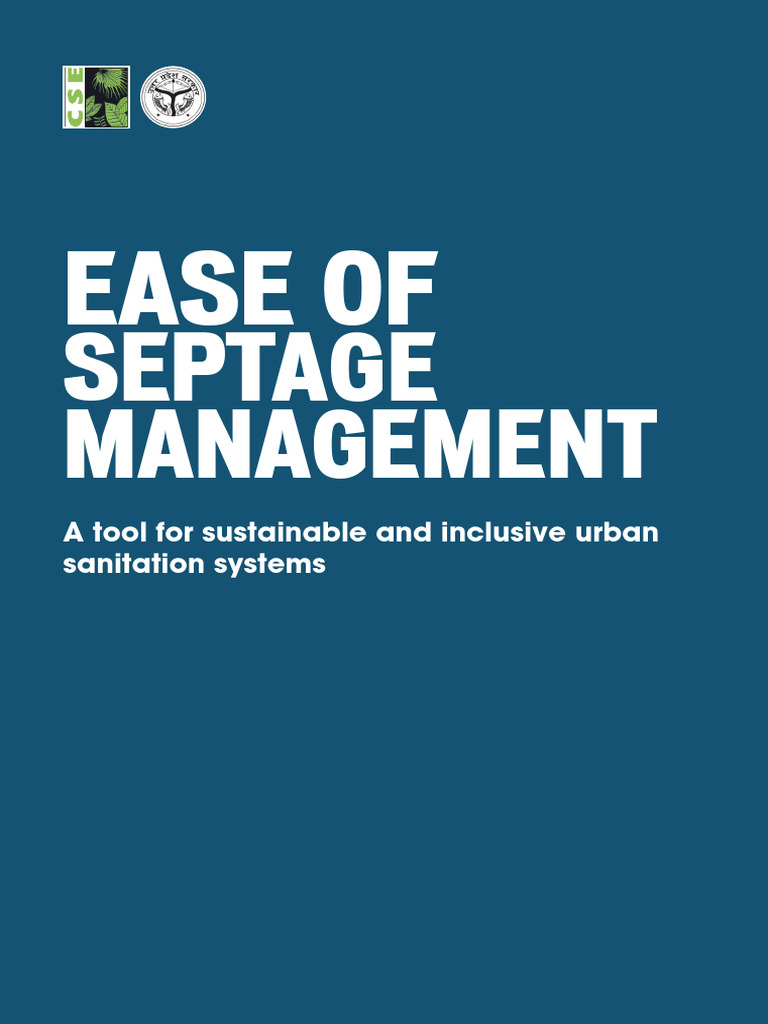 Sustainable Septage Management Tool | PDF | Sanitation | Infrastructure