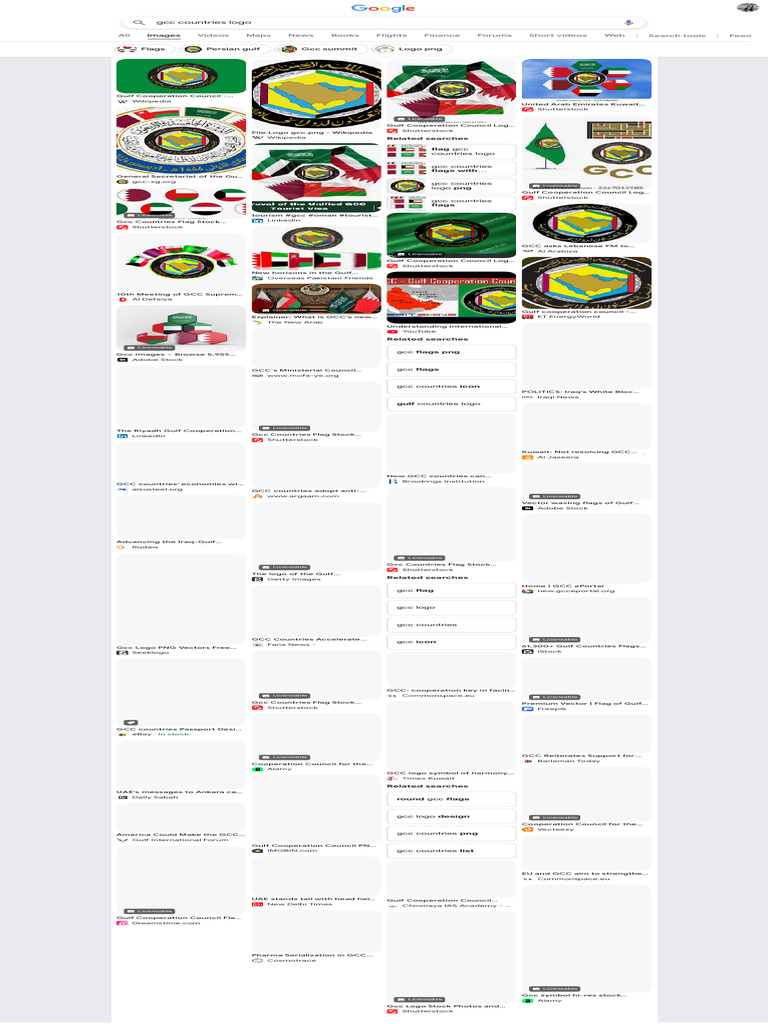 GCC Countries Logo Overview | PDF | Gulf Cooperation Council