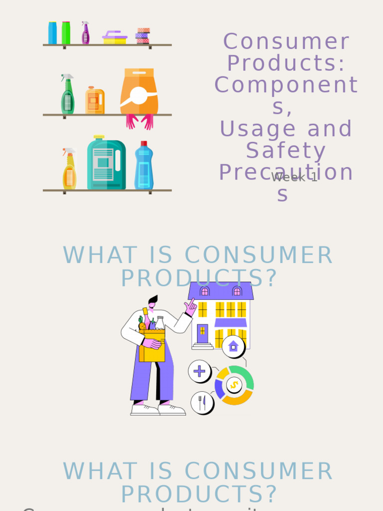 Consumer Products: Safety & Components | PDF | Surfactant | Chemical ...