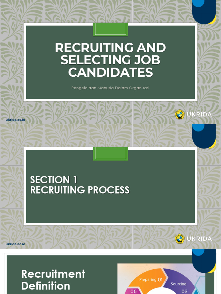 Effective Recruiting and Selection Strategies | PDF | Recruitment ...