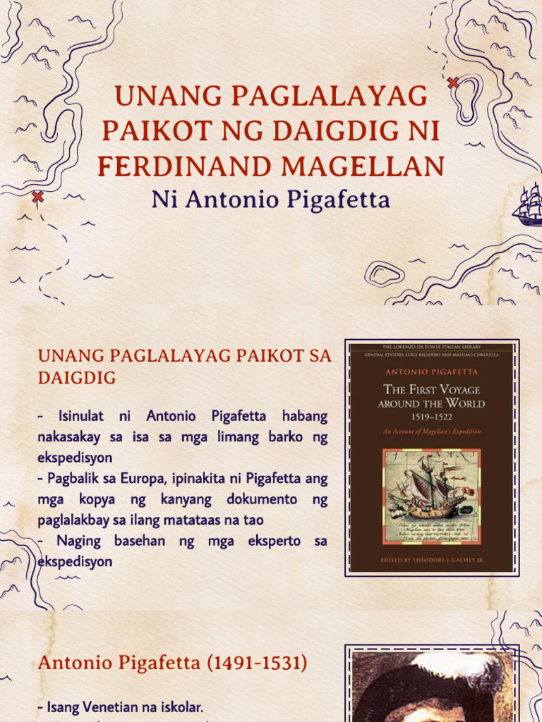 Unang Paglalayag Paikot NG Daigdig Ni Ferdinand Magellan 1 | PDF