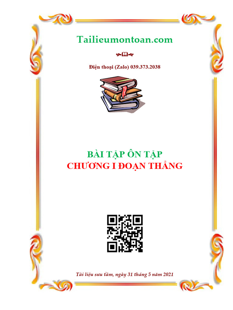 Tu Luyen Chuong 1 Doan Thang | PDF