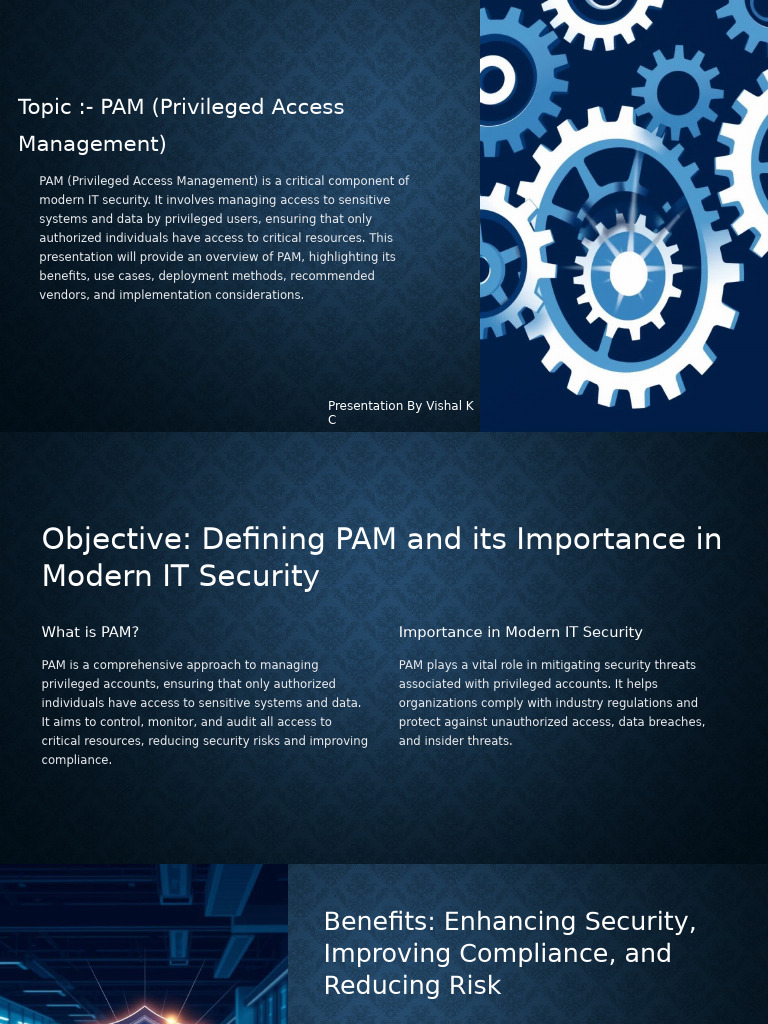 Vishal K C Presentation - PAM-Privileged-Access-Management | PDF ...