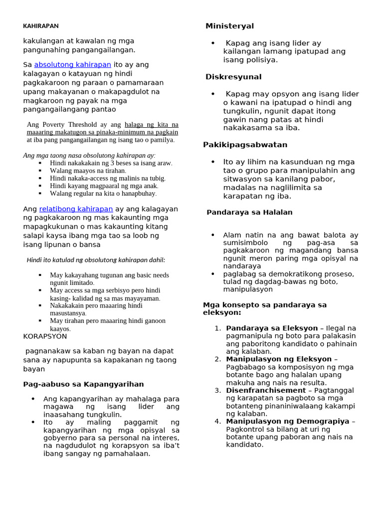 KAHIRAPAN | PDF