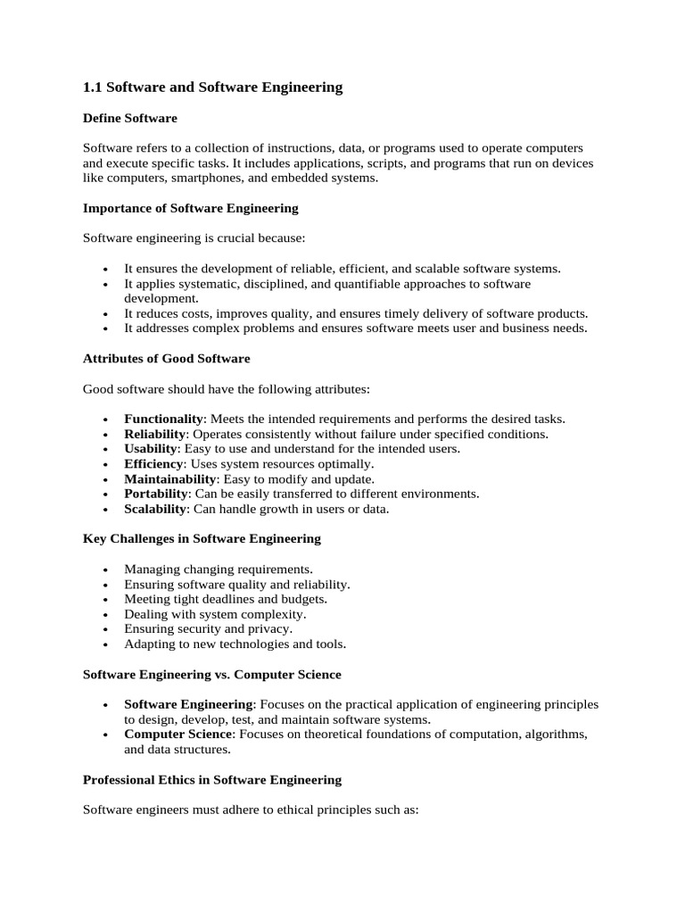 Software and Software Engineering | PDF | Feasibility Study | Software