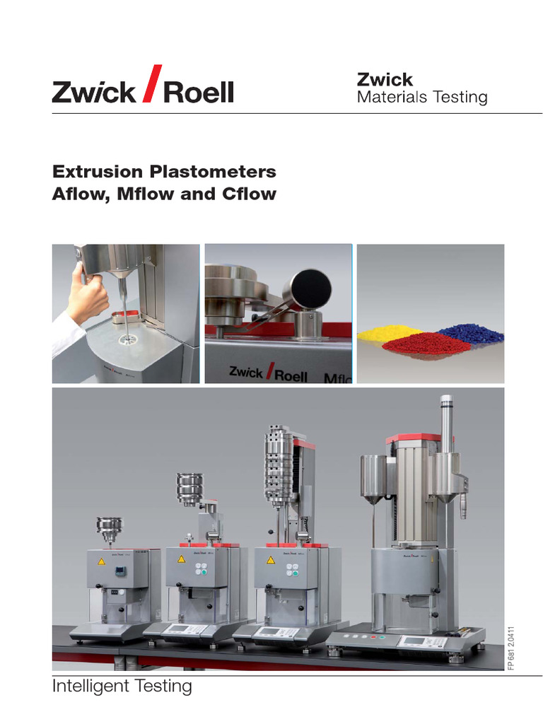 Brochure-Xflow-Extrusion-Plastometers | PDF | Extrusion | Measurement