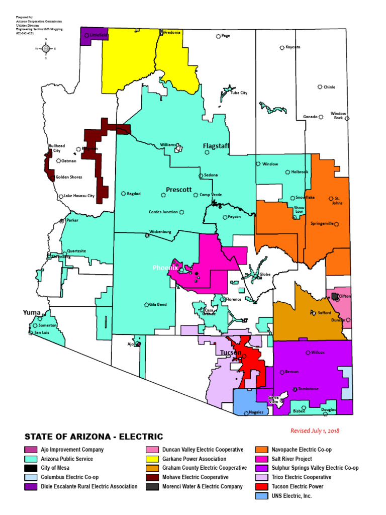 Arizona Electric Utility Overview | PDF | Arizona | Phoenix