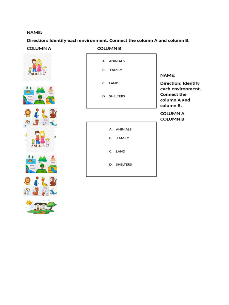 Connect Environments Animals Shelters Pdf