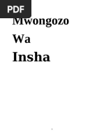 Insha Grade 4 | PDF