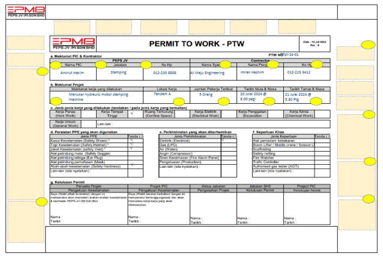 Wi Permit To Work | PDF