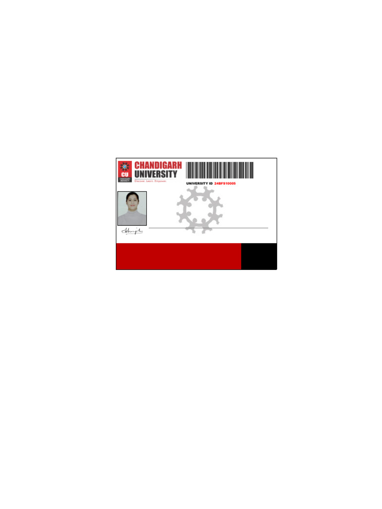 Virtual ID Card 24BFS10005 | PDF
