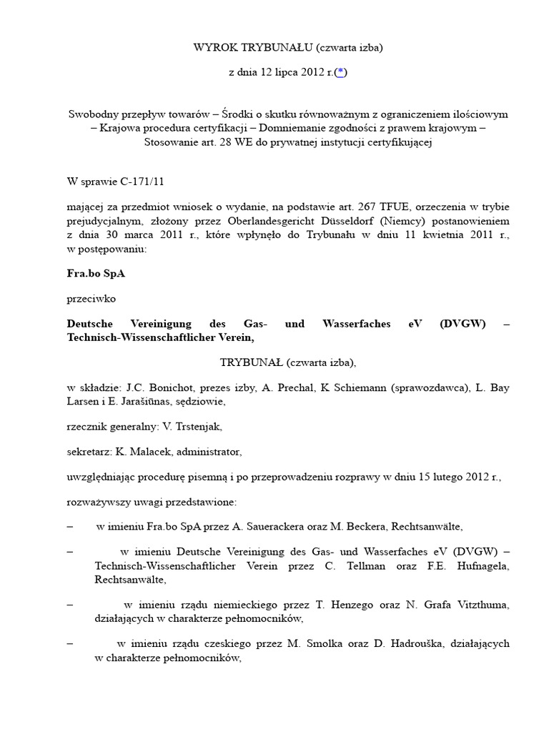 CURIA - Dokumenty | PDF