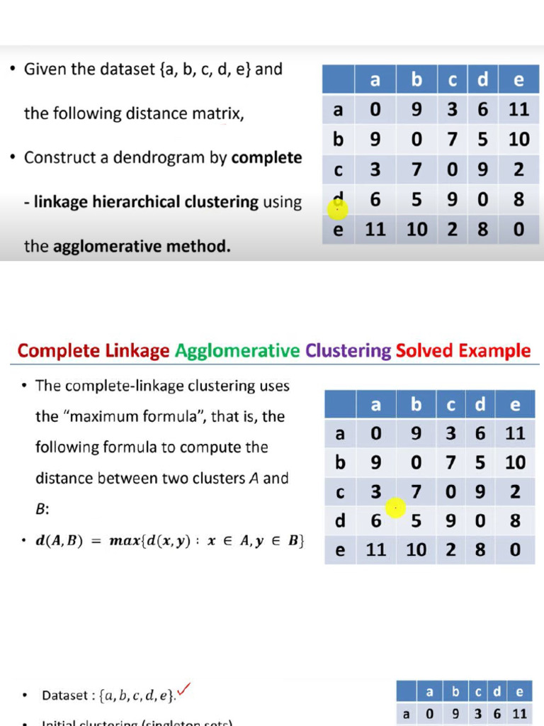 Clustering With Example | PDF