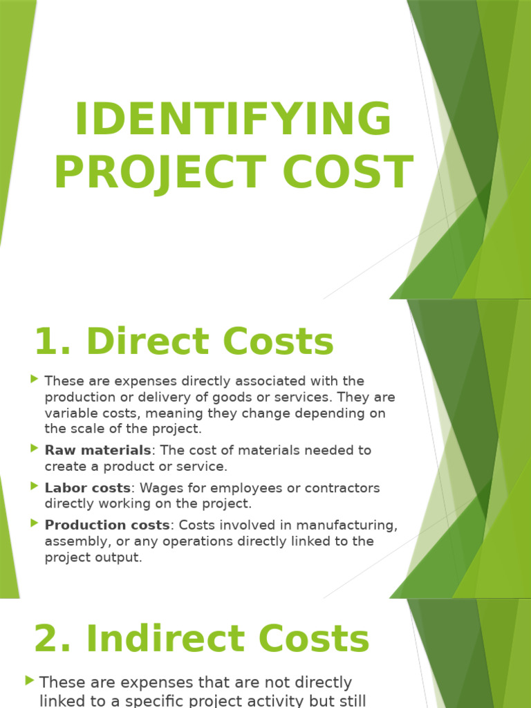 Identifying Project Cost | PDF | Expense | Employment