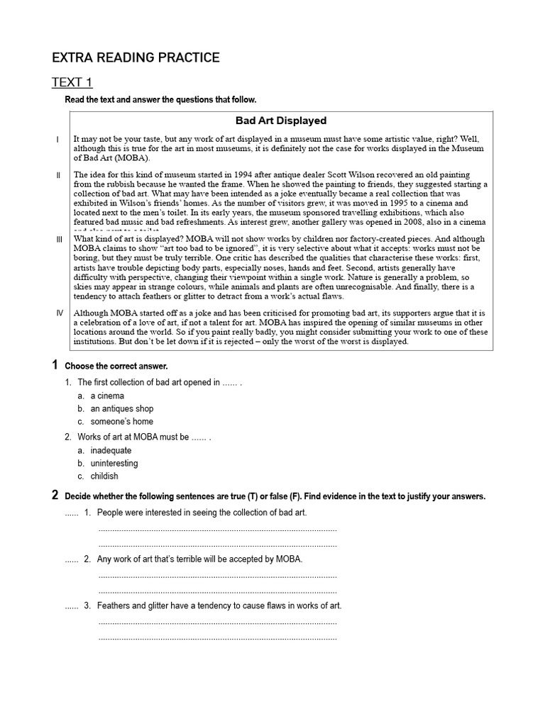 Extra Reading Practice Unit 4 Pdf Valentine S Day