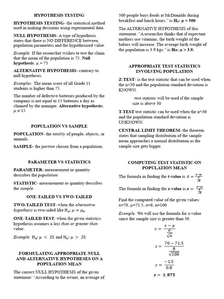 q4-reviewer-Stat-and-Pro | PDF | Hypothesis | Null Hypothesis
