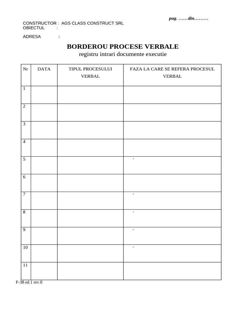 1 Borderou Doc Exe Cap B | PDF