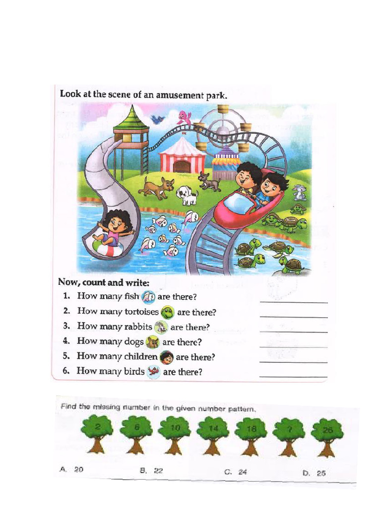 Class 1 Math Worksheet: Numbers | PDF