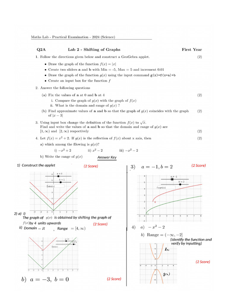 Answer Key 2 | PDF
