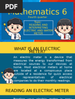 Meter Reading Worksheet for Grade 6 | PDF | Nature