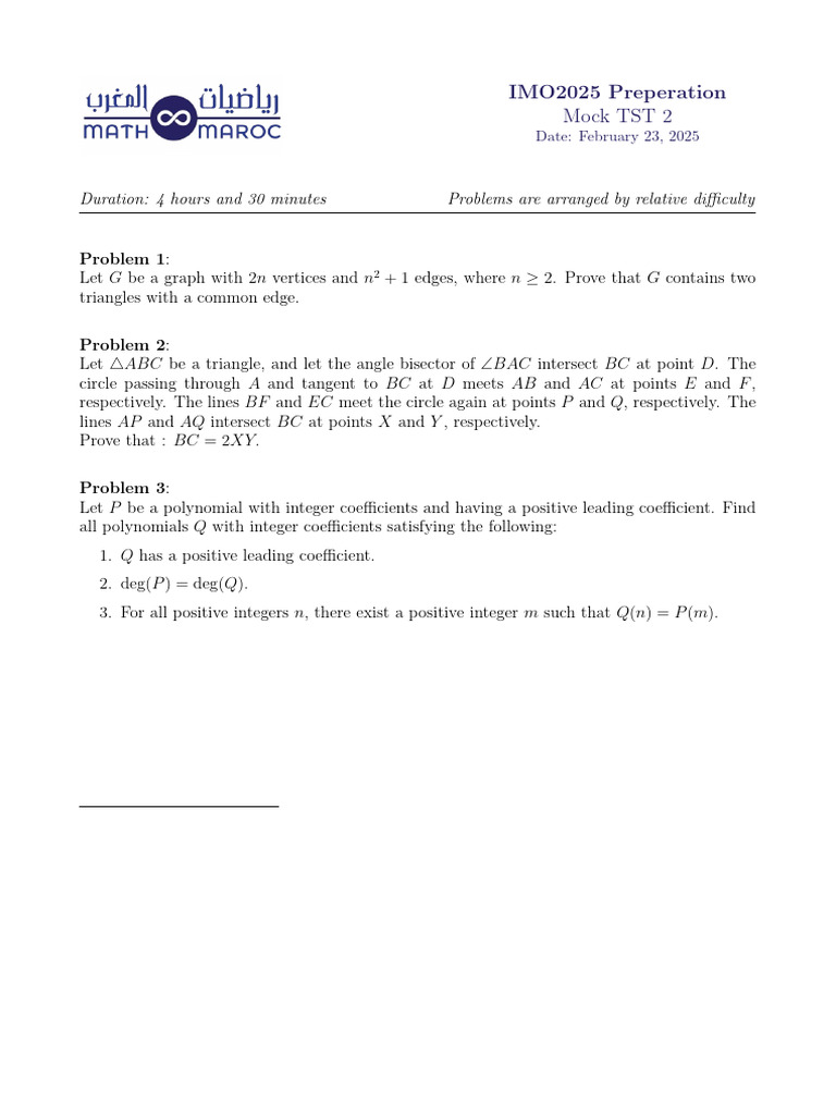 Nmao2025 Mock TST 2 | PDF