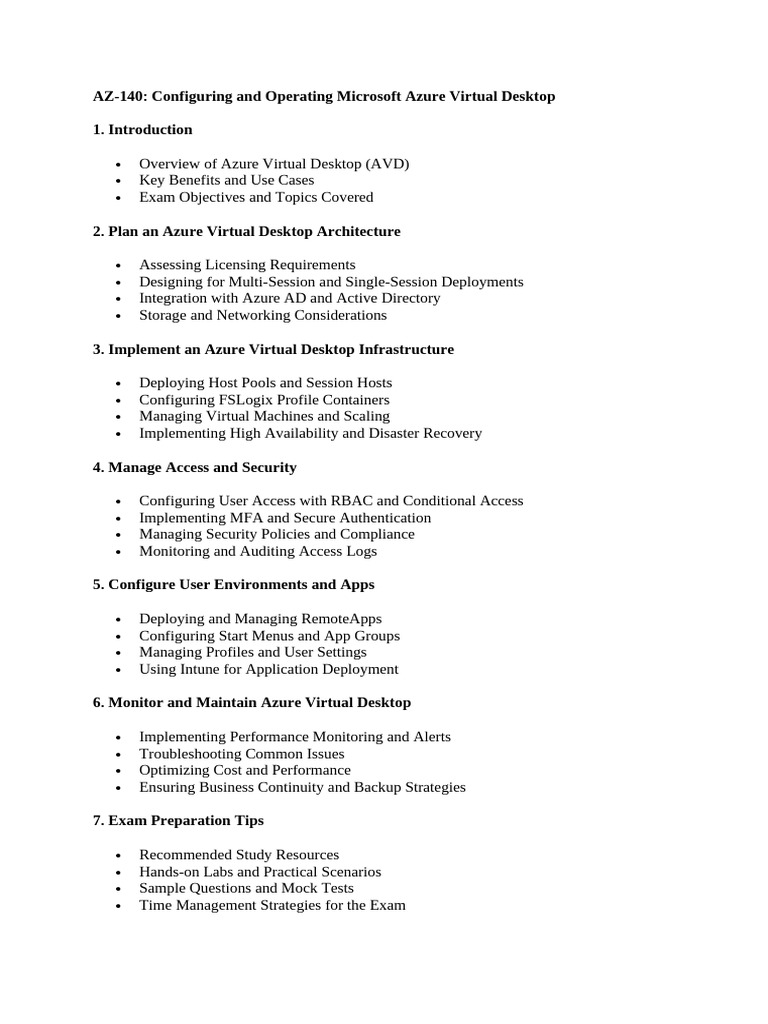 Azure Virtual Desktop Guide | PDF