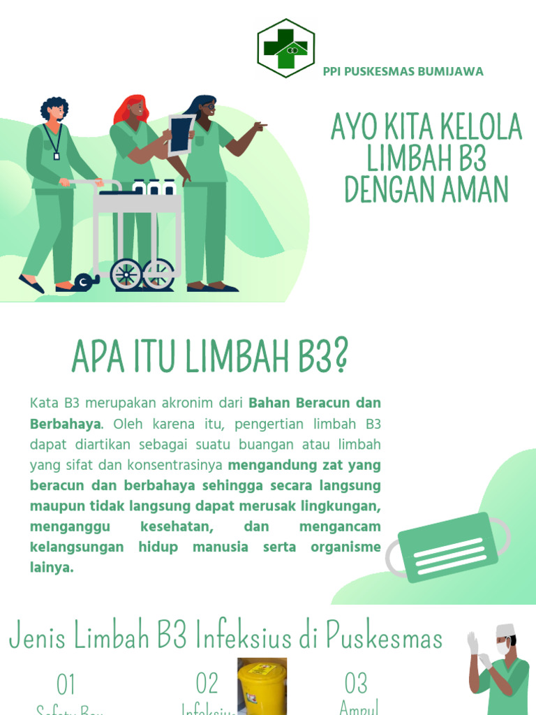 Pengelolaan Limbah B3 di Puskesmas | PDF