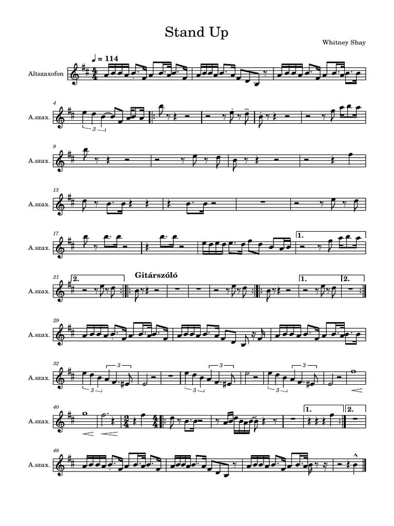 02 - Stand-Up Sax | PDF