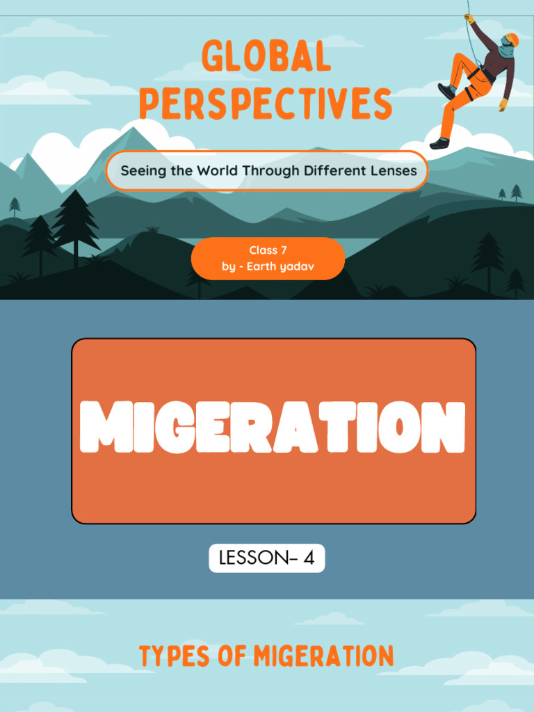 Global Perspectives | PDF | Human Migration | Immigration