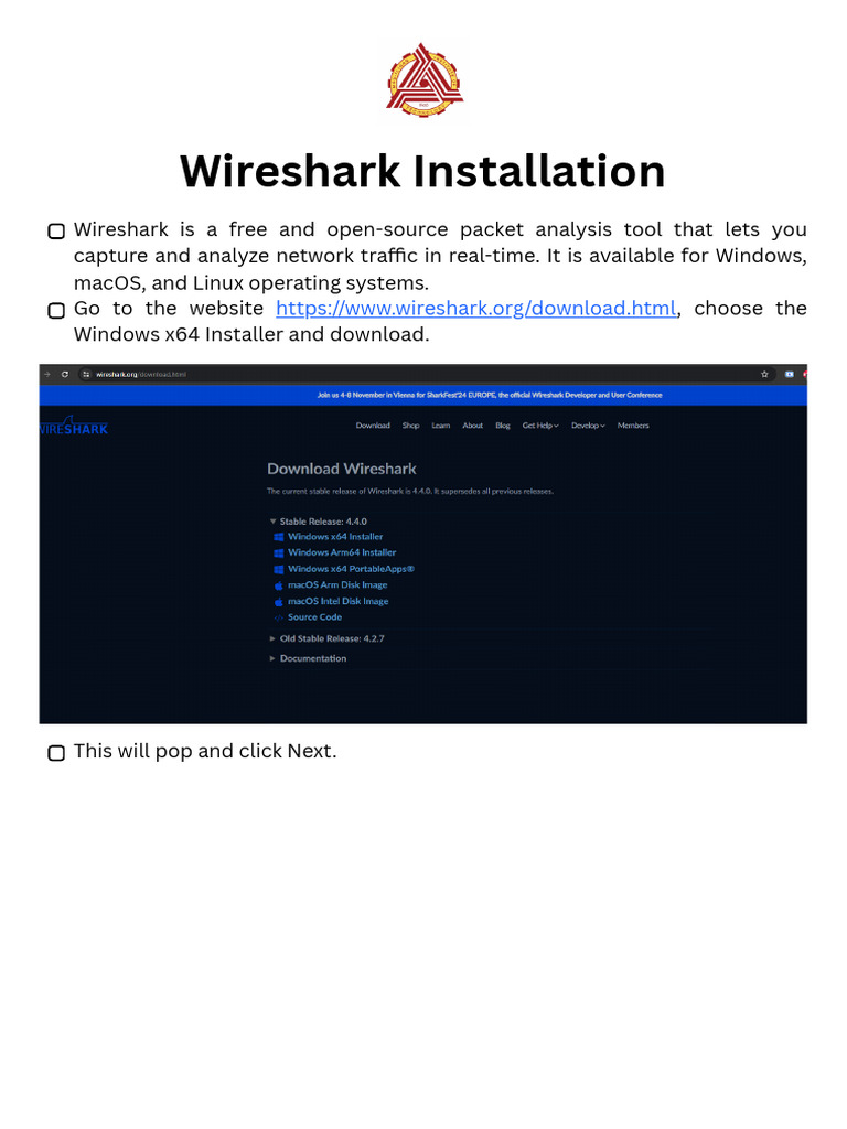 Wireshark Installation | PDF