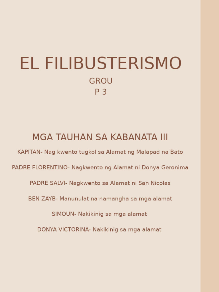 El Filibusterismo 1 | PDF
