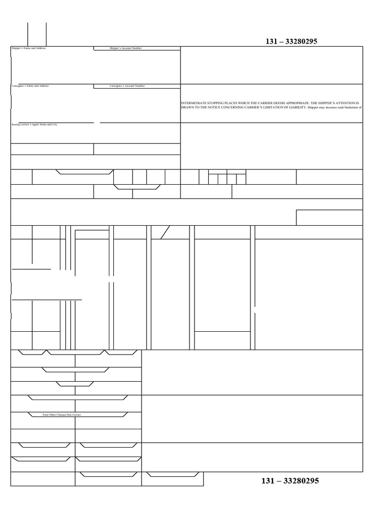 131 33280295 ICN MAWB Draft | PDF