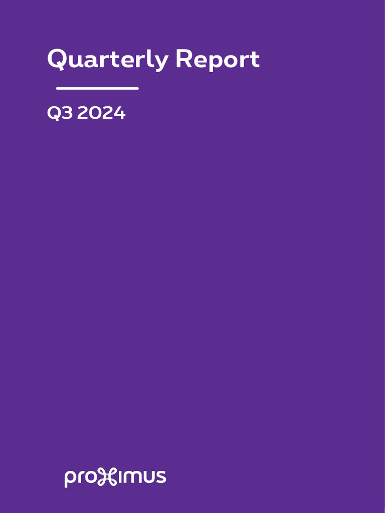 2024-q3-proximus-report_en_fr_nl | PDF | Depreciation | Balance Sheet