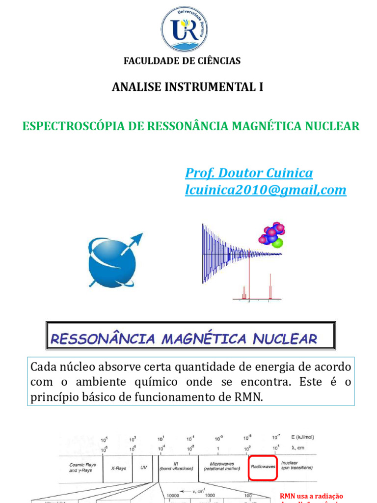 Espectroscopia de RMN: Princípios e Aplicações | PDF