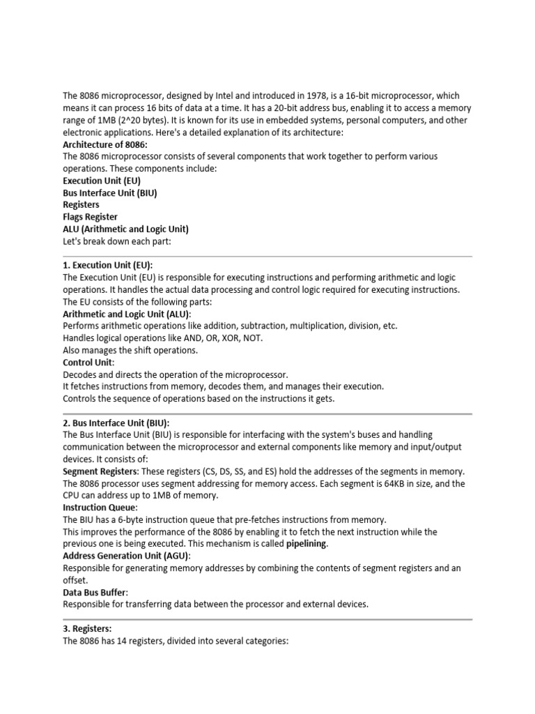 MP EXP1 | PDF | Central Processing Unit | Digital Electronics
