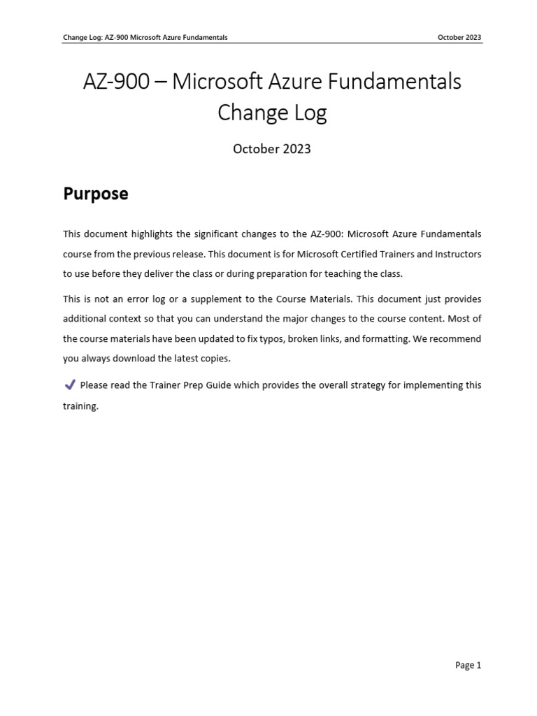 AZ 900T00A ENU ChangeLog | PDF | Microsoft Power Point | Hyperlink