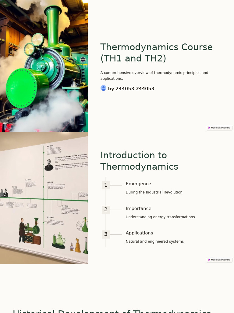 Overview of Thermodynamics Principles | PDF