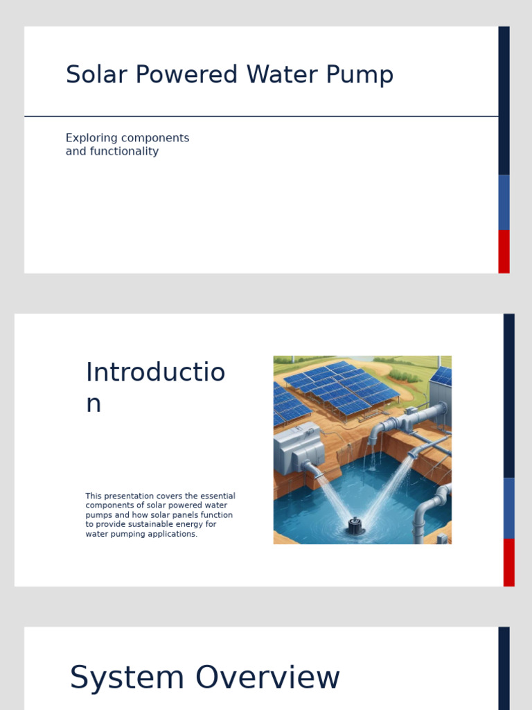 Solar Powered Water Pump Guide | PDF | Solar Panel | Photovoltaics