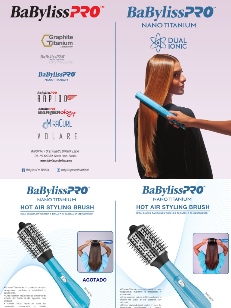 Catalogo BaBylissPRO DIPROF | PDF | Diodo emisor de luz | Temperatura