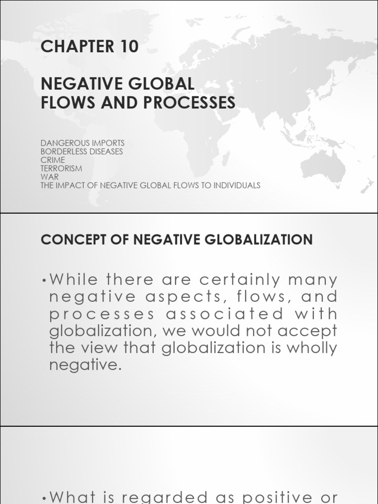 Chap10 - Negative Global Flows and Processes | PDF | Influenza | Avian Influenza