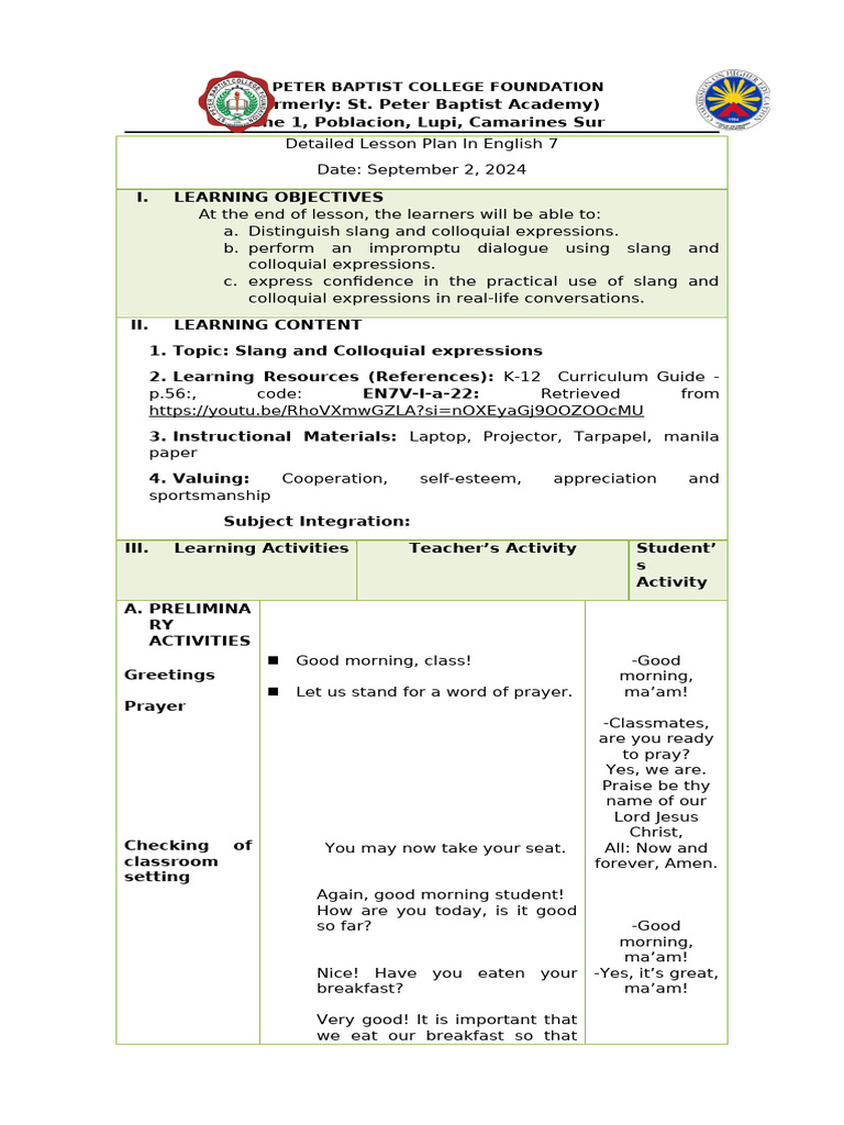 LP 3(EDITED) | PDF | Slang | Lexicology