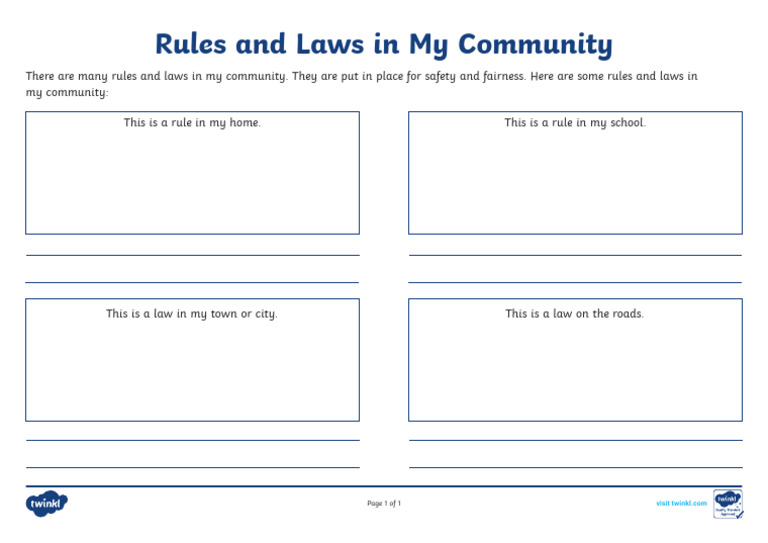 Community Rules and Laws Explained | PDF