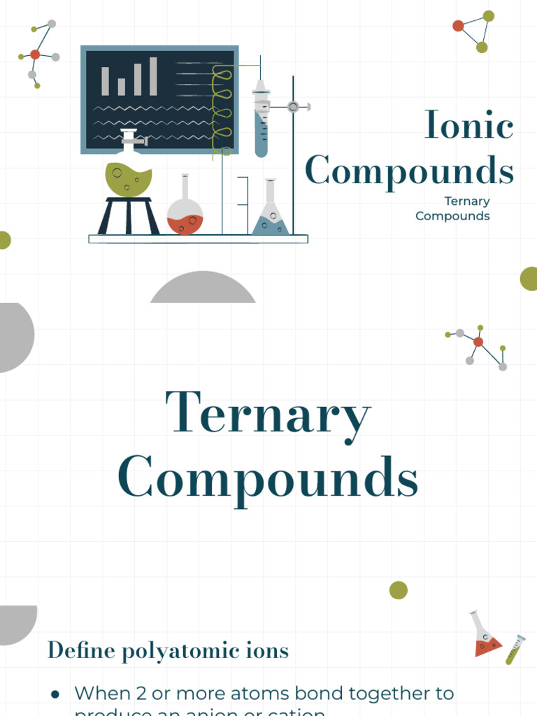 Science 10 - Naming Ternary - Polyatomic Compounds | PDF | Chemical ...