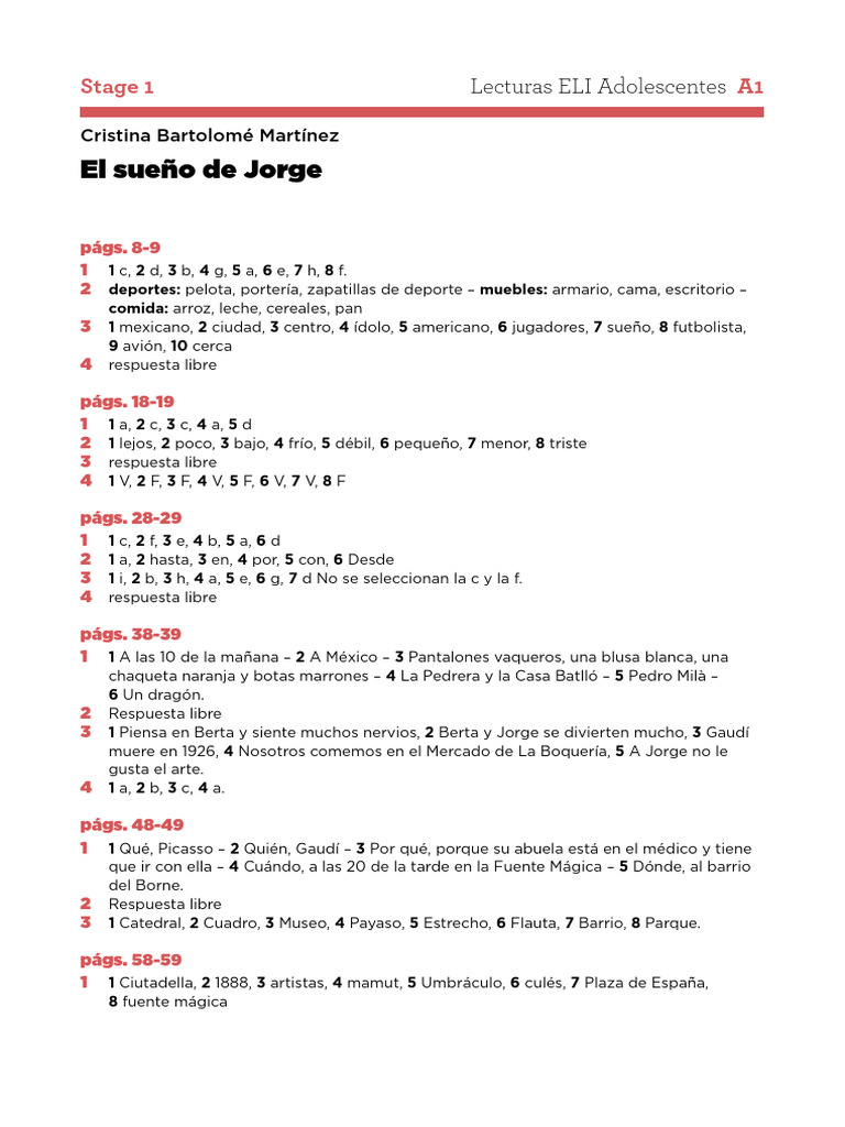 El Sueno de Jorge | PDF